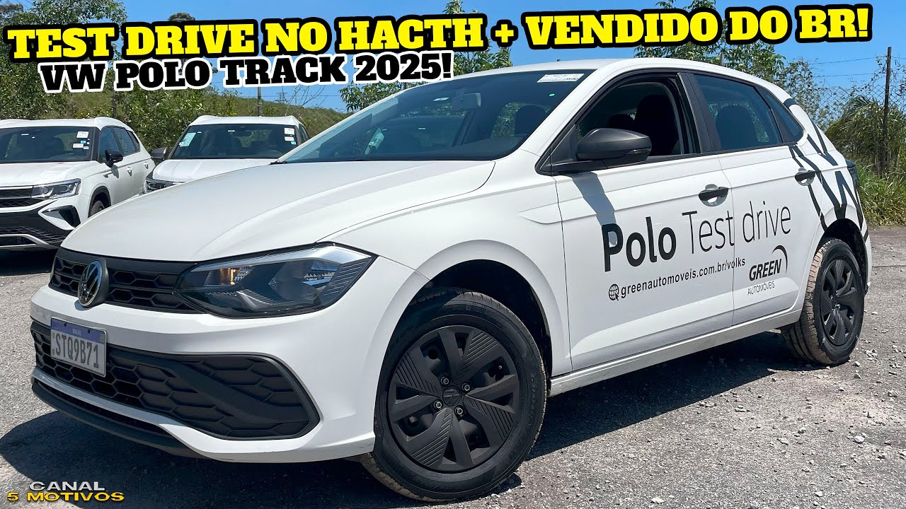 TEST DRIVE VOLKSWAGEN POLO TRACK 2025 - O HATCH MAIS VENDIDO DO BRASIL ...