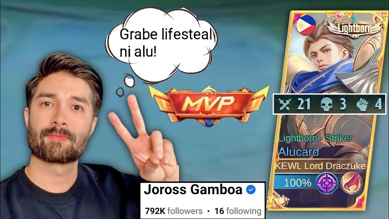 I MET FAMOUS STREAMER JOROSS GAMBOA HE WAS SURPRISED BY MY SKILLS!🤭 ...
