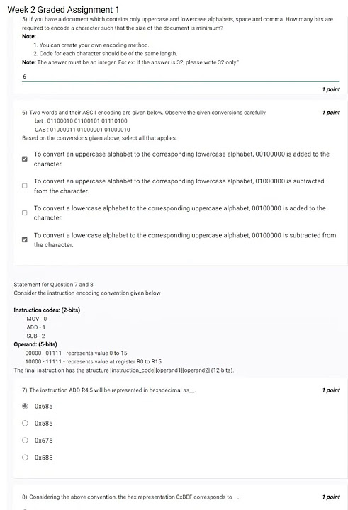 IIT Madras Bs In Electronic Systems C Programming Graded Assignment Week 2 Answers | Solution ...