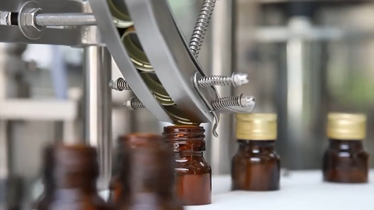 Pharmaceutical grade plastic and glass bottle syrup filling machine ...