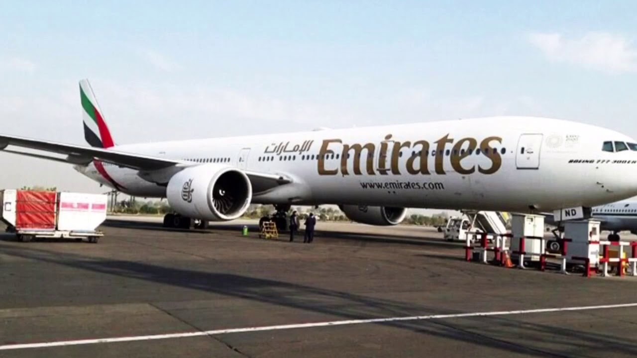 7 Injured As Ambulift Crashes on an Emirates Plane at Islamabad Airport ...