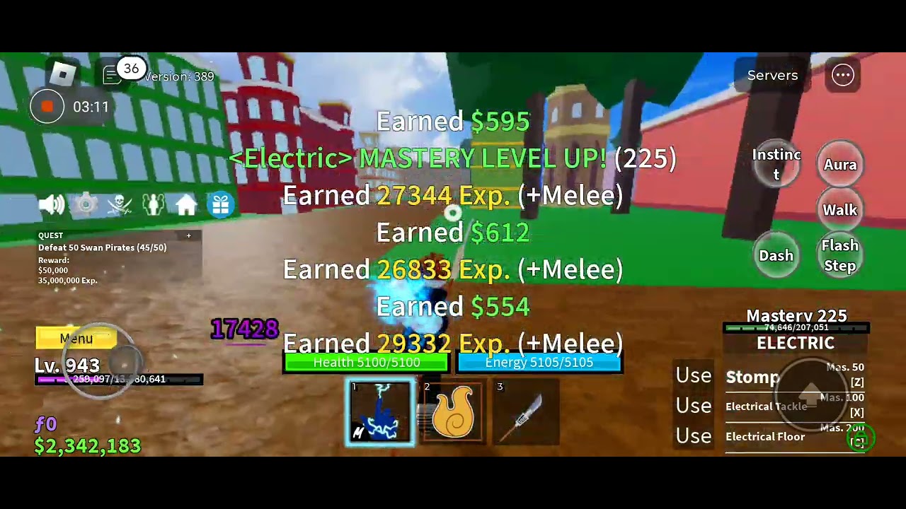 episode 25 blox fruit 50,000$ raid 50 swan pirates easy buff money ...