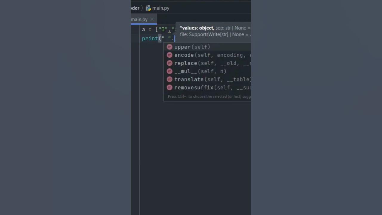 Creating A Single String Using Python 👍😉 Codewithharry Css Python Programming Shorts Youtube 
