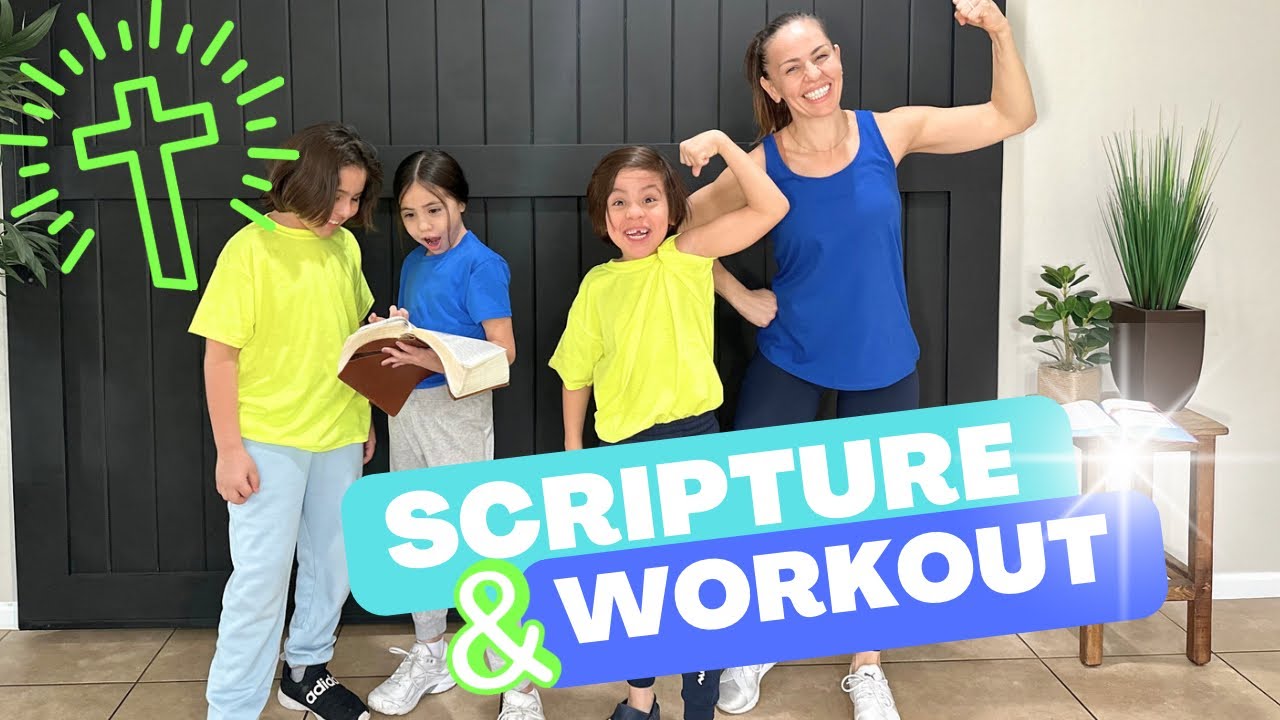 Christian workout for Kids || scripture memory - YouTube