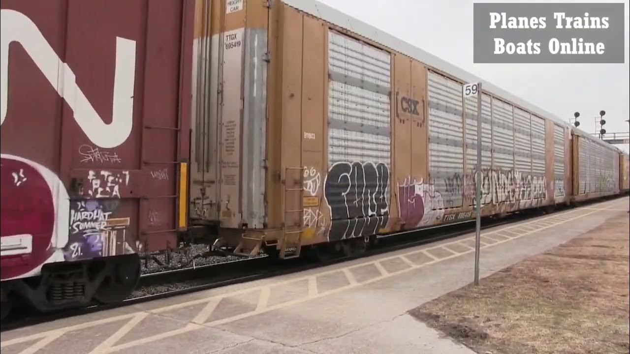 CN 484 CN 5773 & CN 5727 Pair of SD75I Locomotives Manifest Train Eastbound Strathroy Sub - YouTube