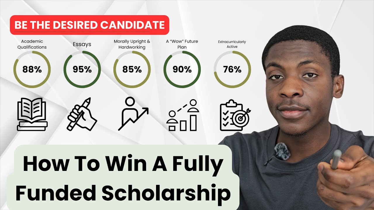 How to win a fully funded scholarship - 5 Strategies - YouTube