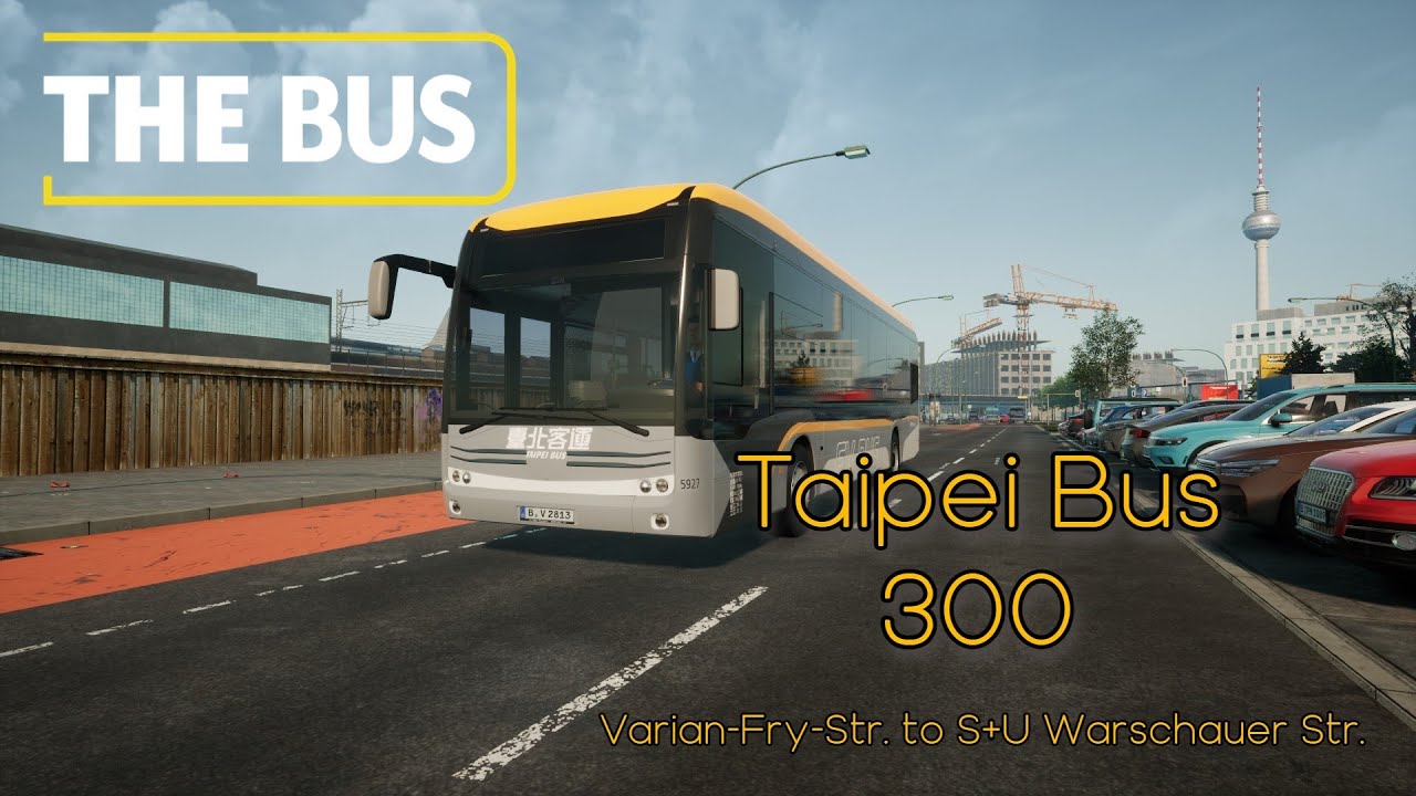 THE BUS Berlin 300 to S+U Warschauer Str. - YouTube