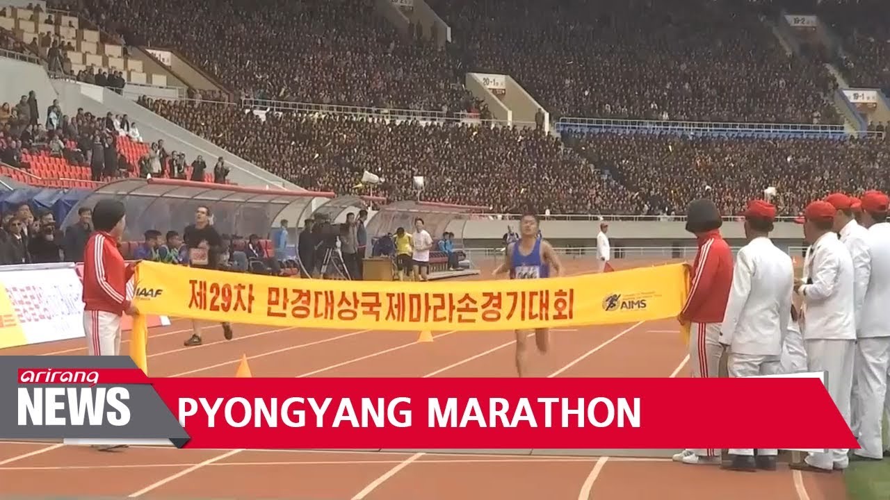 Hundreds of foreign runners participated in Pyongyang's annual race ...