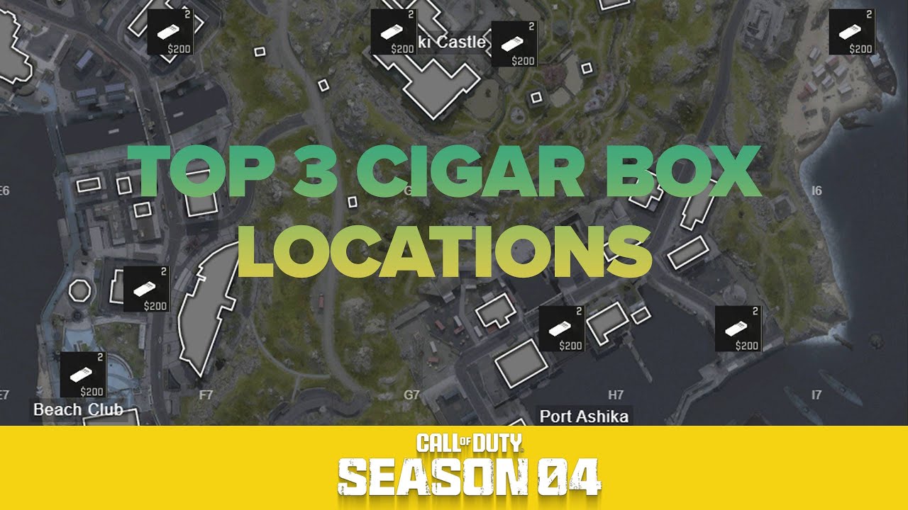 🫡 Top-3 Cigar Box Locations in Ashika Island * DMZ Season 4 - YouTube