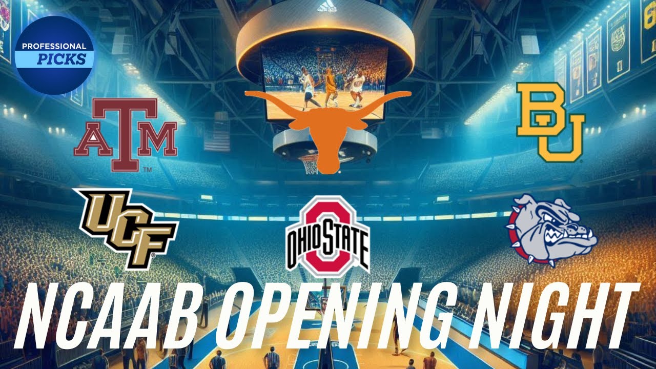 NCAAB Opening Night Picks (11/04/2024) | College Basketball Game ...