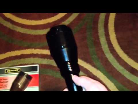 Defiant led flashlight $22 - YouTube