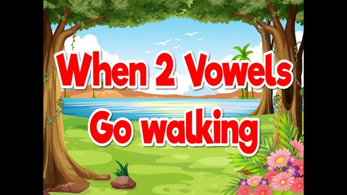 When Two Vowels Go Walking Worksheet Two Vowels Go Walking By