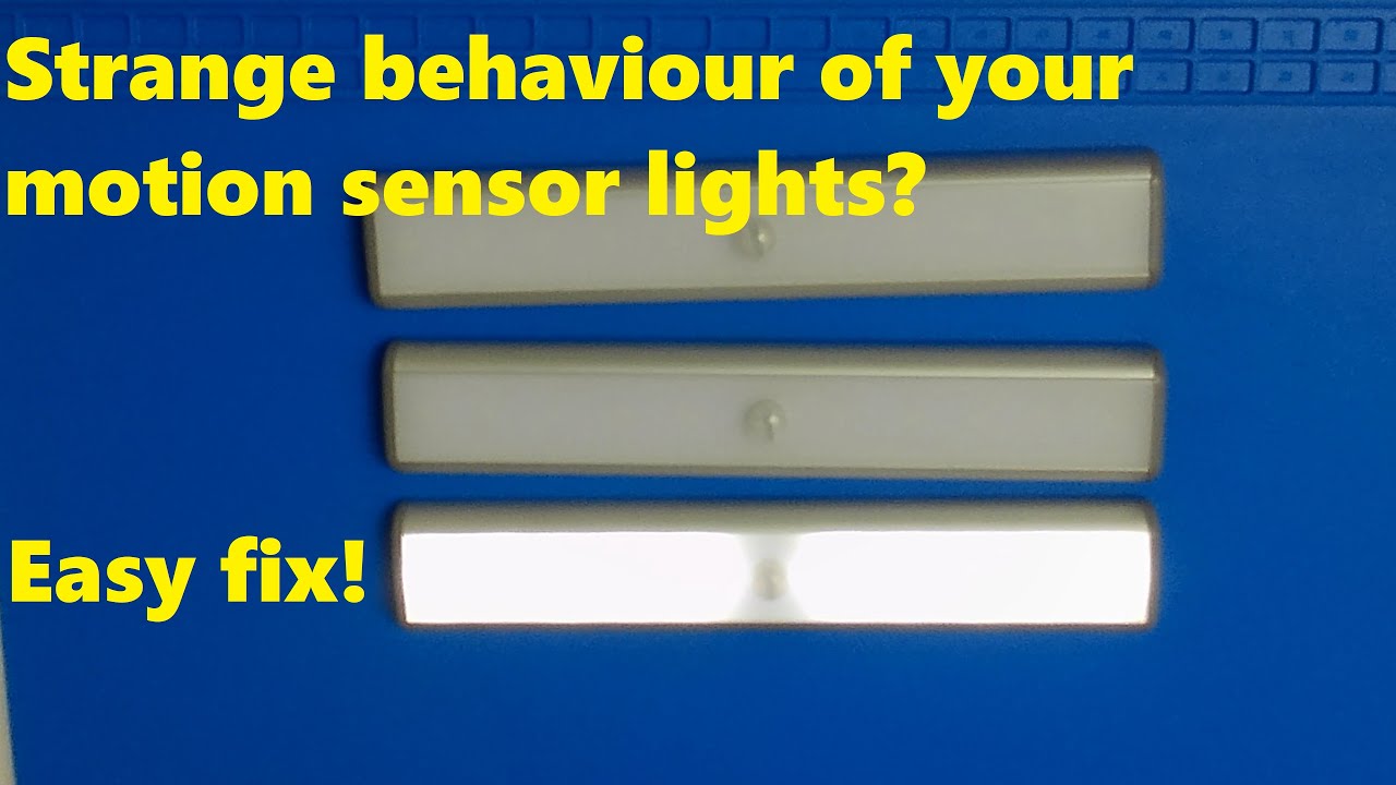 Fixing flickering motion sensor lights - YouTube