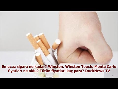 En ucuz sigara ne kadar? Winston, Winston Touch, Monte Carlo fiyatları ne oldu? Tütün fiyatları k...