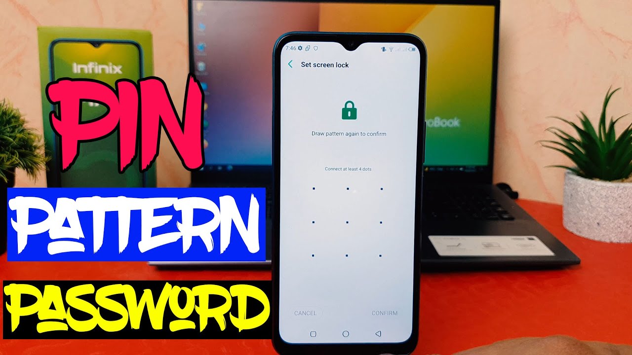 How To Set PIN Pattern Password in Infinix Smart 5 - YouTube
