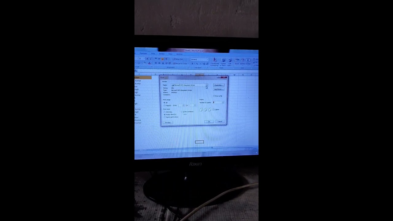 Excel Ki File Ko Kaise Print Kare How To Print Excel File YouTube Excel Ki File Ko Kaise Print Kare How To Print Excel File YouTube
