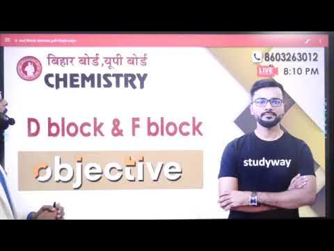 d and f block elements vvi objective | d and f block elements vvi objective bihar board |pkumar ...