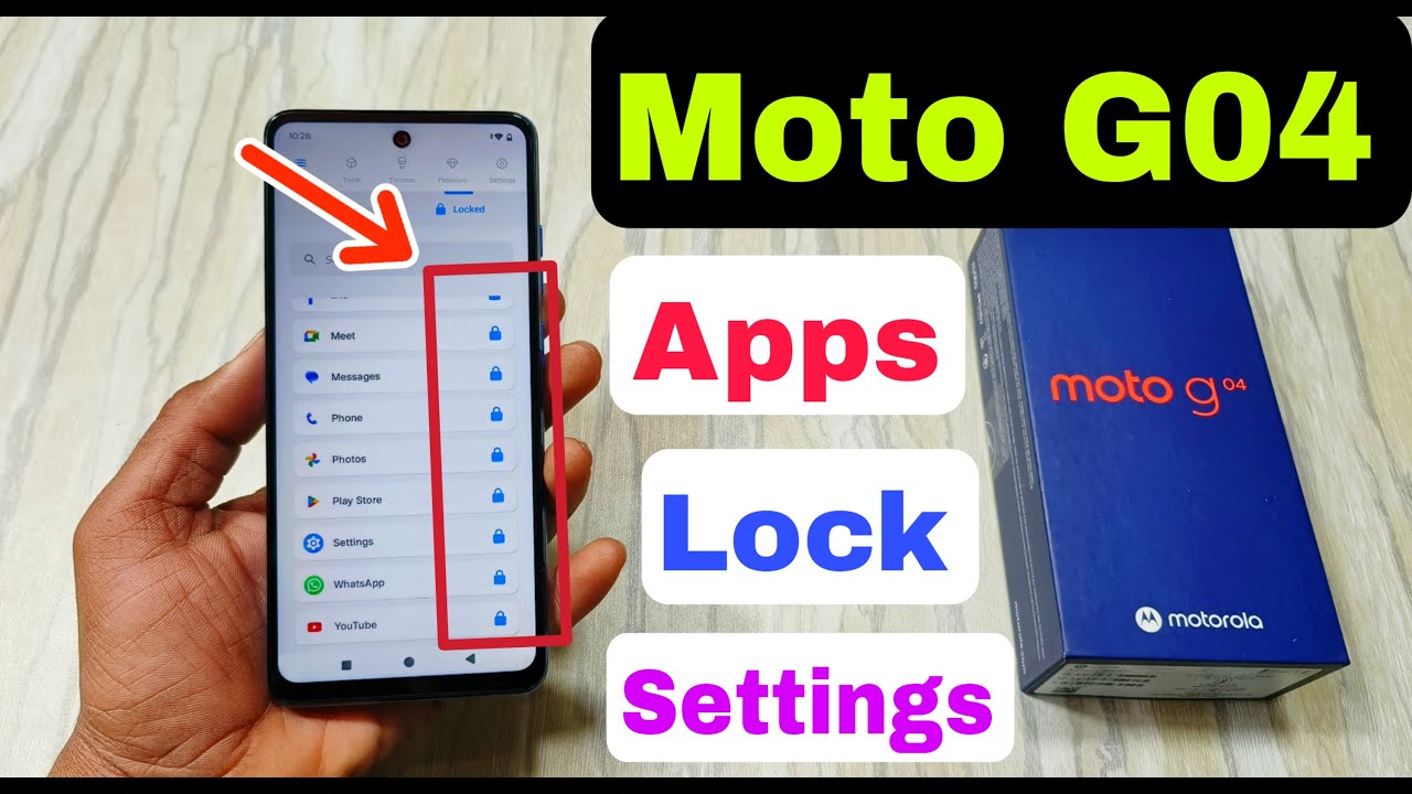 How To Apps Lock Moto G04 | Moto G04 Apps Lock Kaise Karen | Moto G04 ...