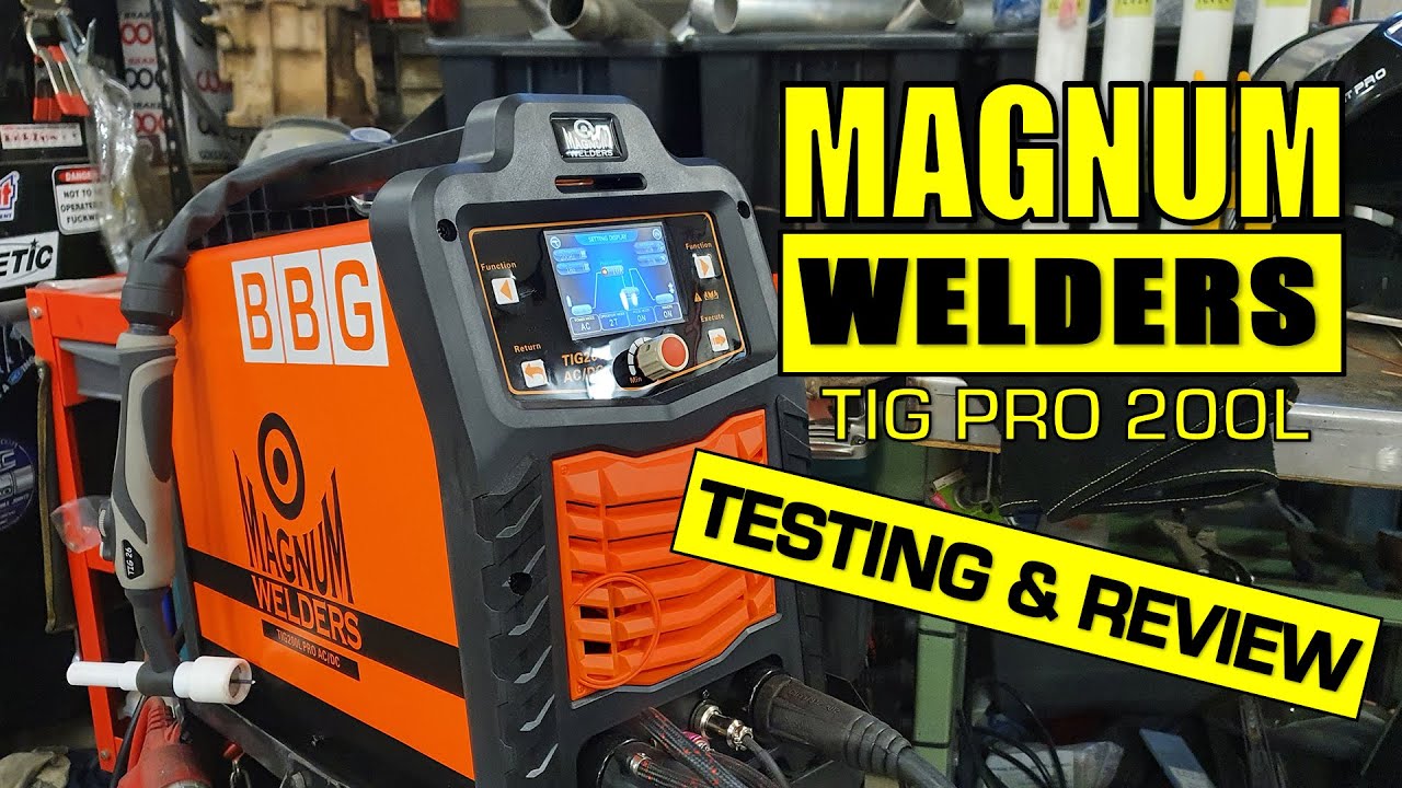 MAGNUM WELDERS - TIG PRO 200L - AC/DC TIG Welder - I freaking love it ...