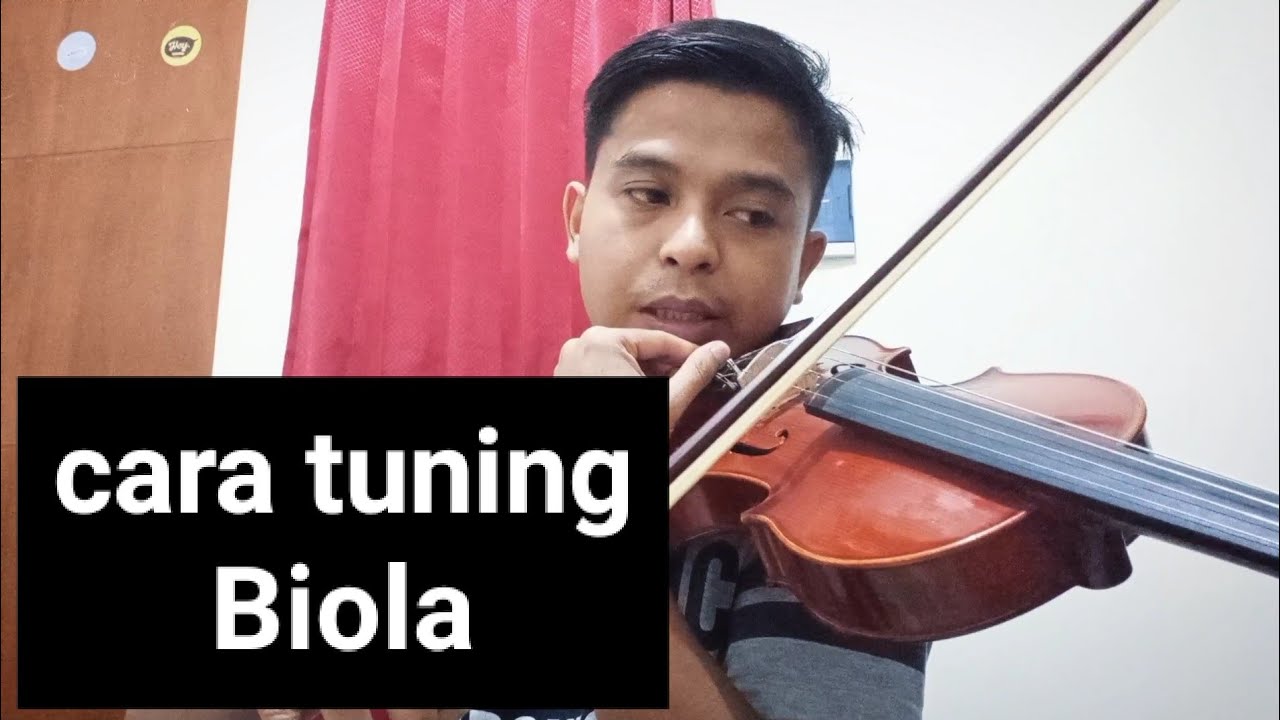 belajar biola | cara tuning biola - YouTube