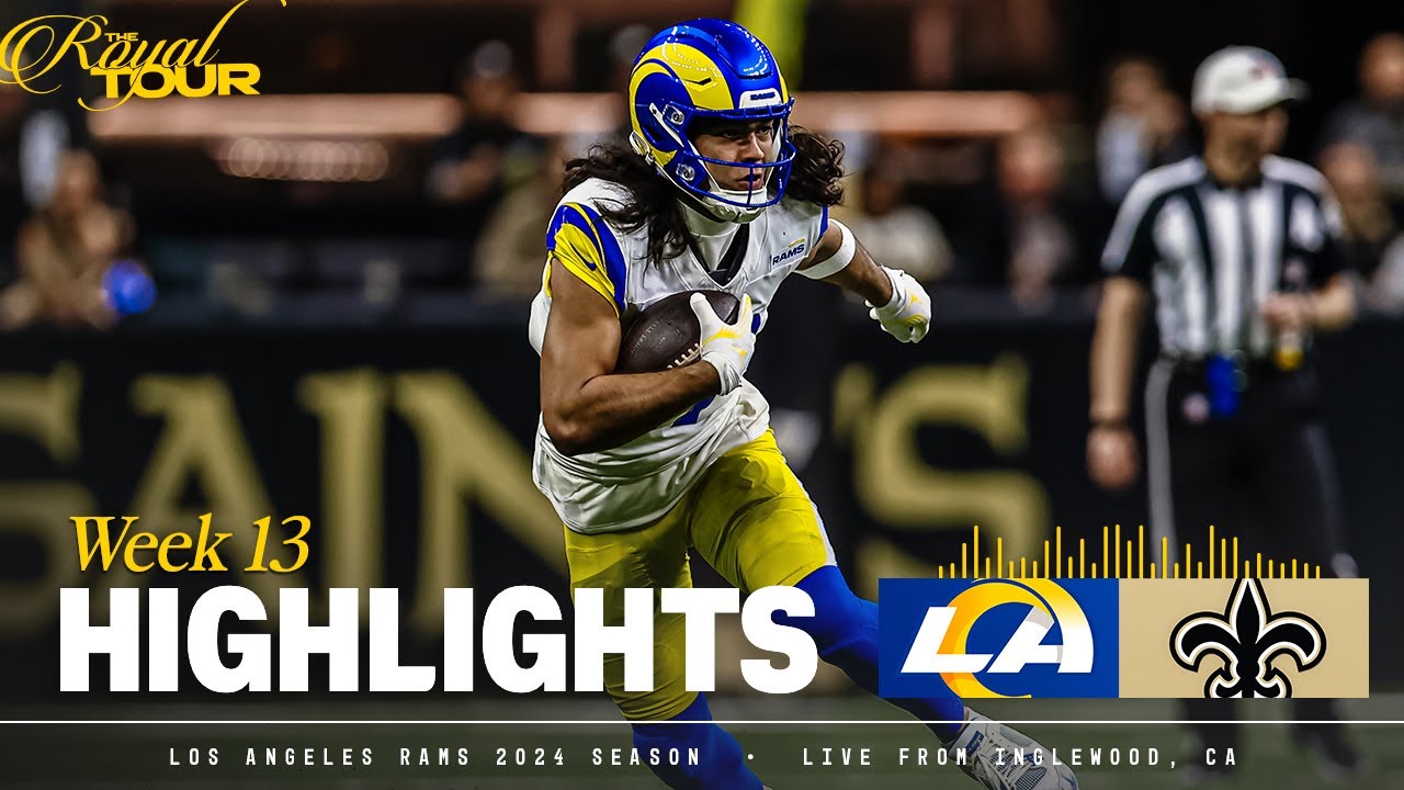 Rams Top Highlights vs. Saints: Kyren Williams' 113-Yard Game, Matthew ...