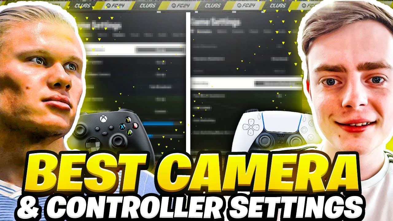 The BEST Camera & Controller Settings in EA FC 24 - YouTube