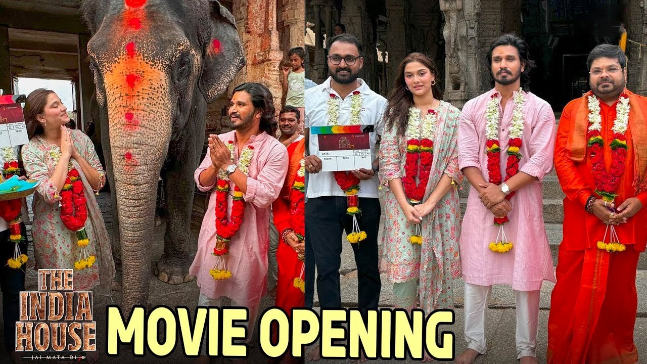 The Indian House Movie Opening Ceremony | Nikhil | Ram Charan | Anupam ...