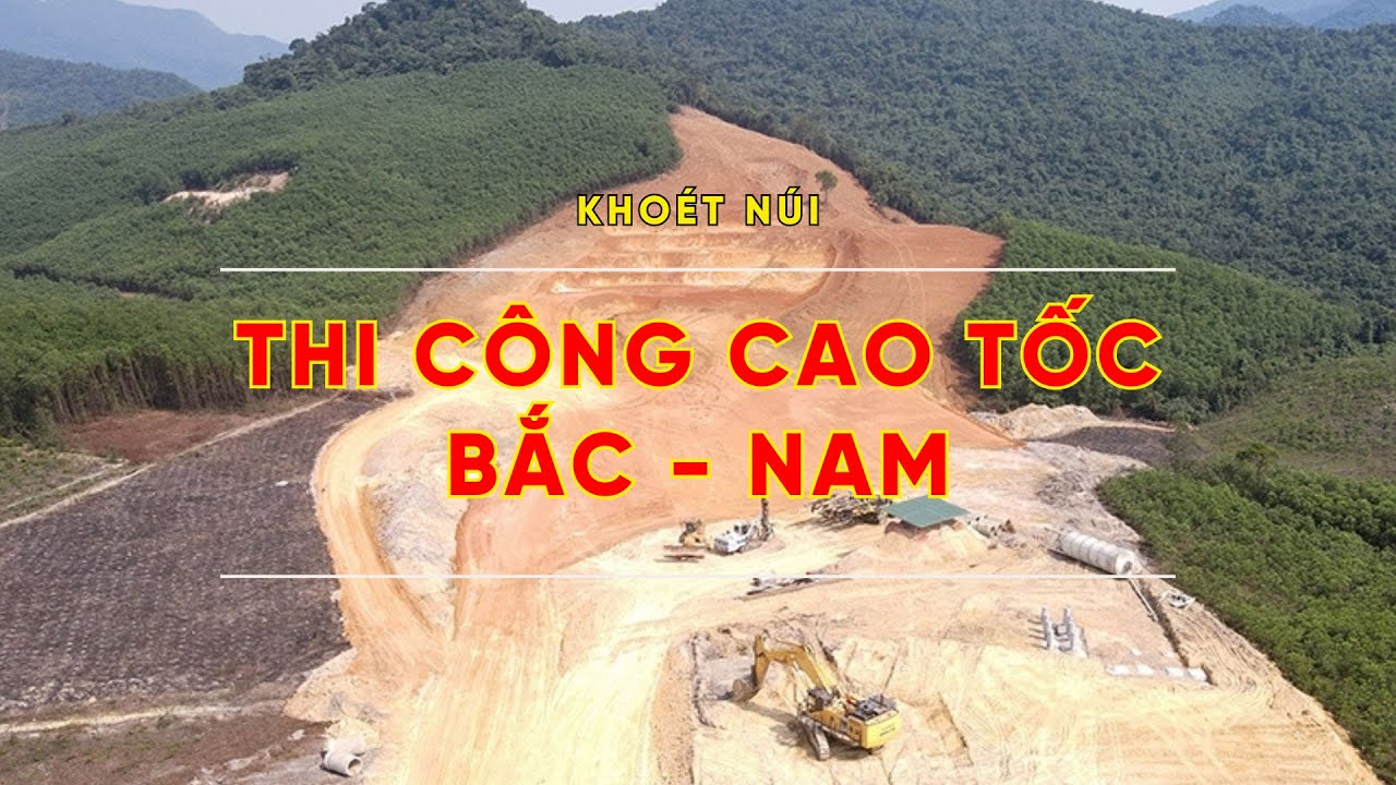 Thi công hầm chui cao tốc Bắc - Nam qua Hà Tĩnh - YouTube