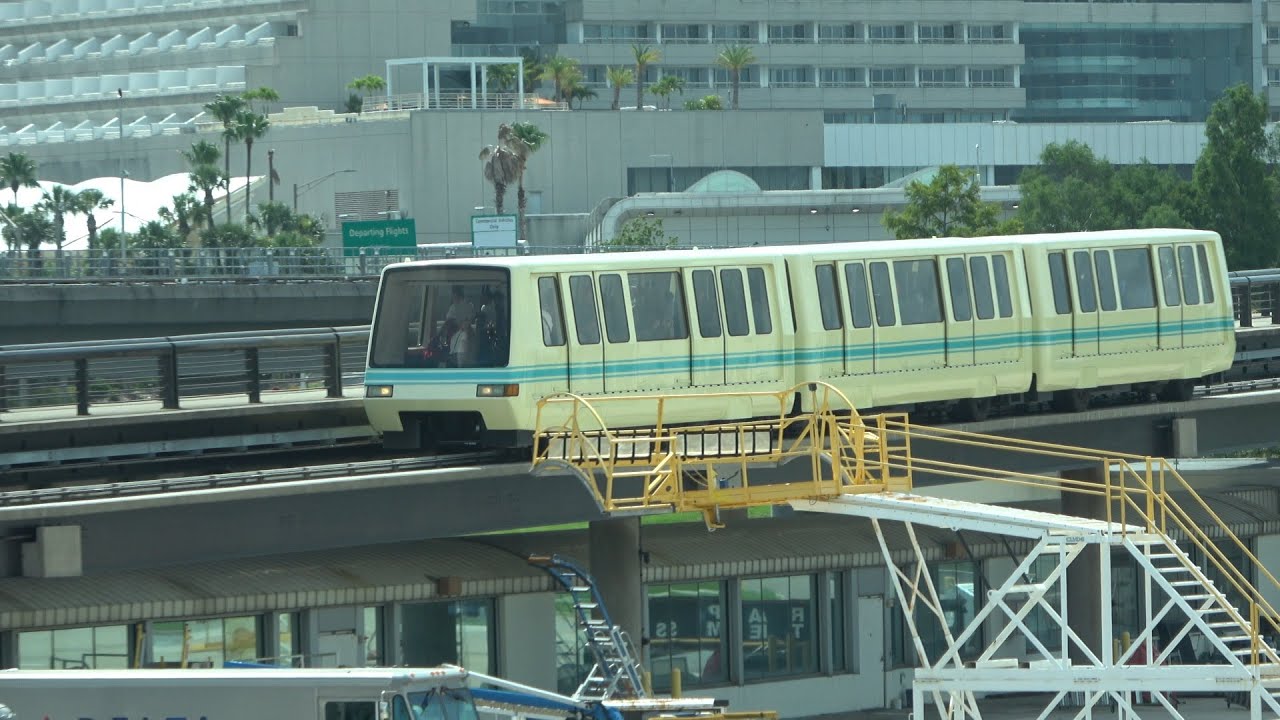 Orlando International Airport Tram ride both ways 4k - YouTube