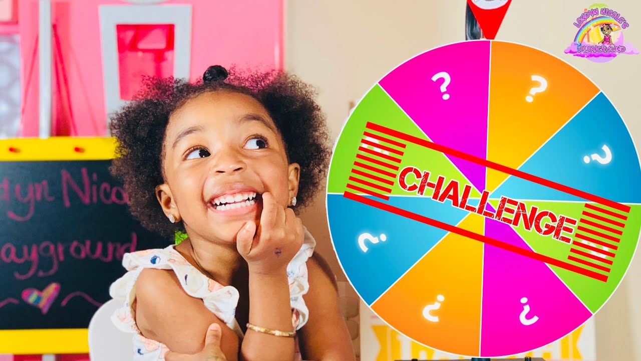 Mystery Wheel Challenge of FUN|Toddler Spin the Mystery Wheel Challenge ...