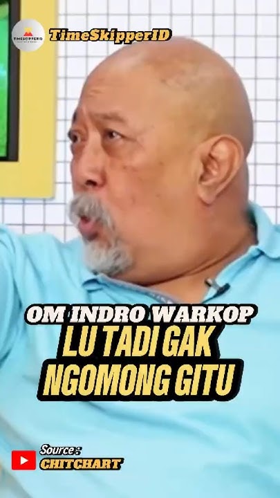 OM INDRO WARKOP : LU TADI GAK NGOMONG GITU !!! SUMPAH LUCU !!! - YouTube