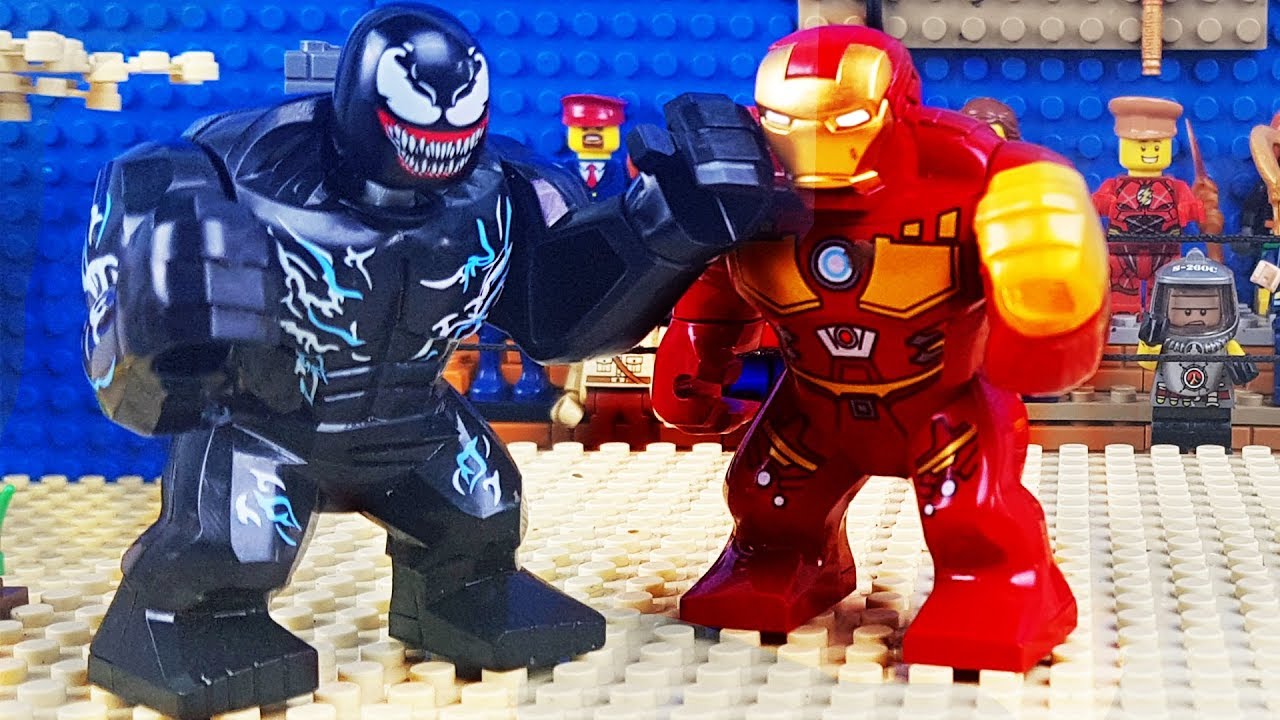LEGO Superhero Stop Motion IRON MAN's Suit as VENOMPOOL Final Battle ...