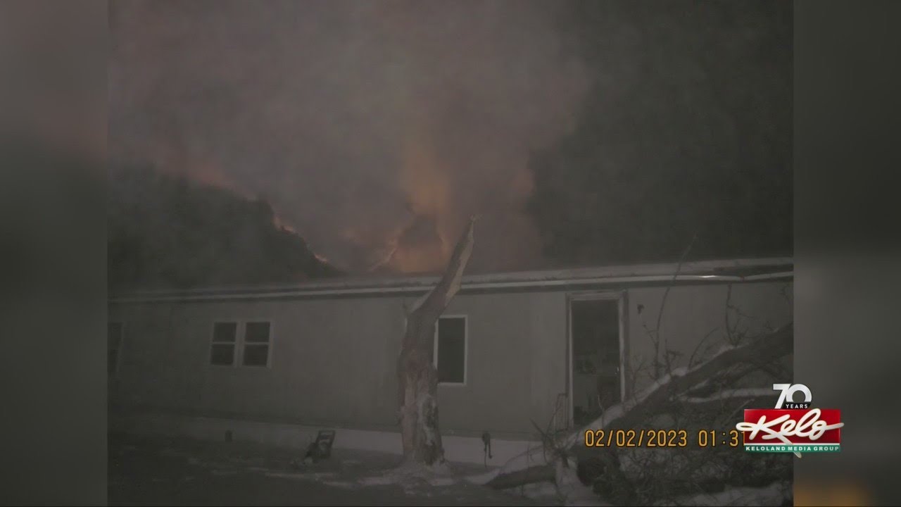 1 treated for smoke inhalation following morning house fire - YouTube