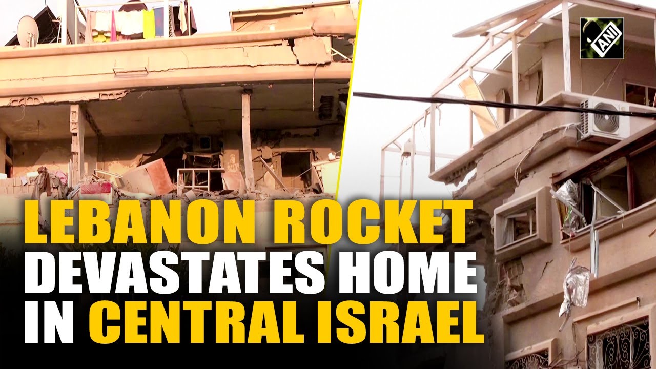 Watch: Dust, screams after Lebanon rocket strikes house in central ...