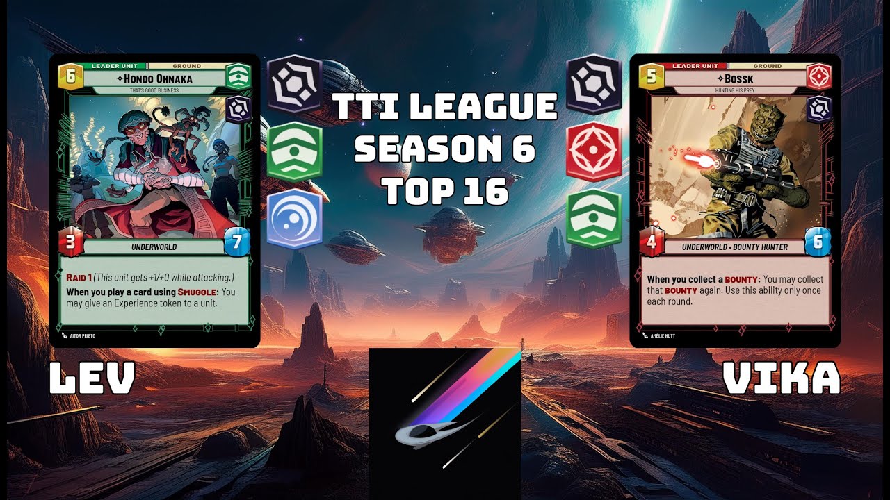 TTI League Season 6 Top 16 - Lev vs. VIka - Hondo vs. Bossk - YouTube