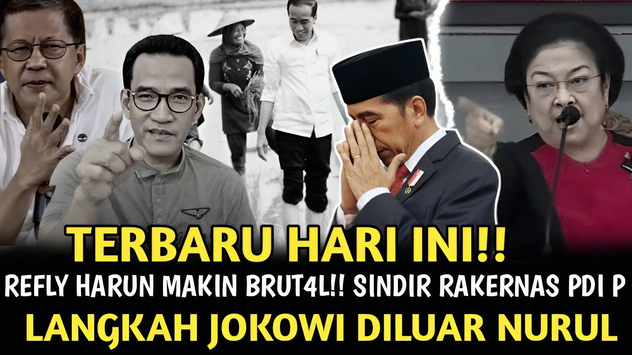 TERBARU!! DILUAR DUGAAN, LIHAT LANGKAH JOKOWI AUTO KAGET, REFLY HARUN MAKIN PANAS SINDIR PDIP ...