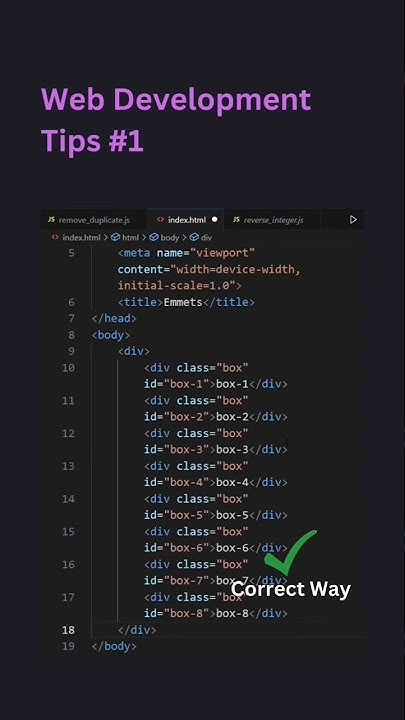 vs code emet abbreviations shortcut for multiple divs inside a div ...