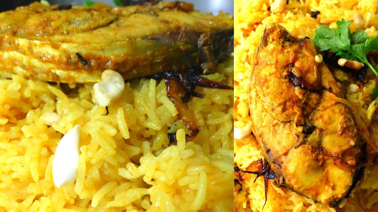 How to make traditional Hilsa Pulao | Fish with rice recipe | Perfect ...