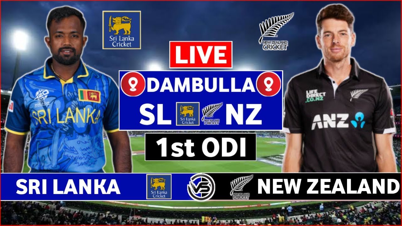 Sri Lanka v New Zealand 1st ODI Live Scores | SL vs NZ 1st ODI Live ...