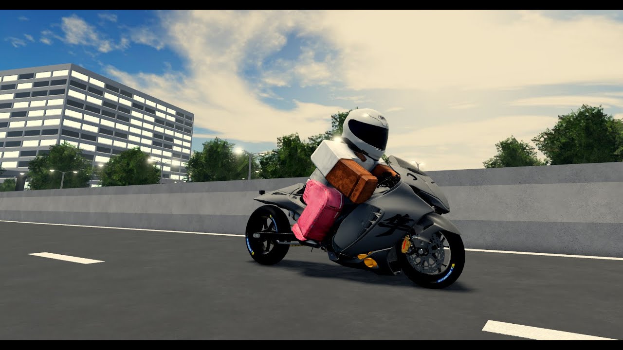 Roblox "Moto Rush" Just out casually gapping riders on the Drag ...