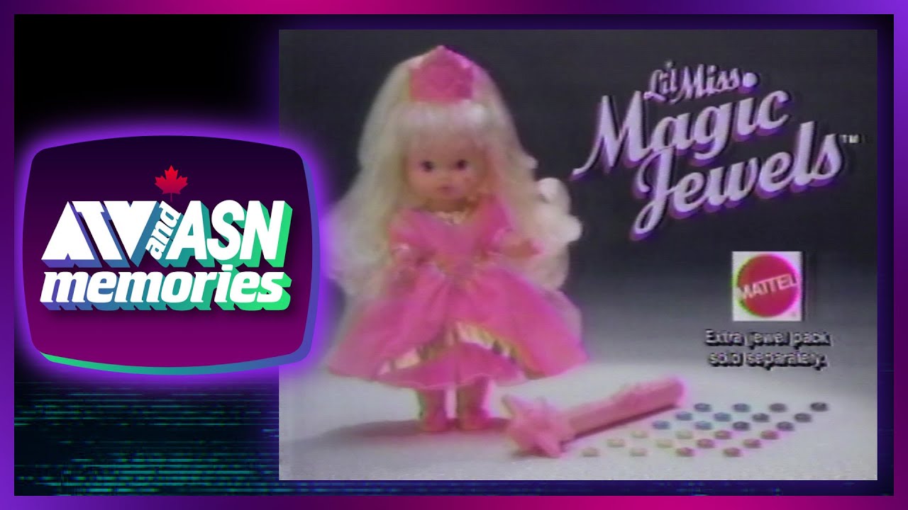 1992 - ATV - Lil Miss Magic Jewels doll toy commercial - YouTube
