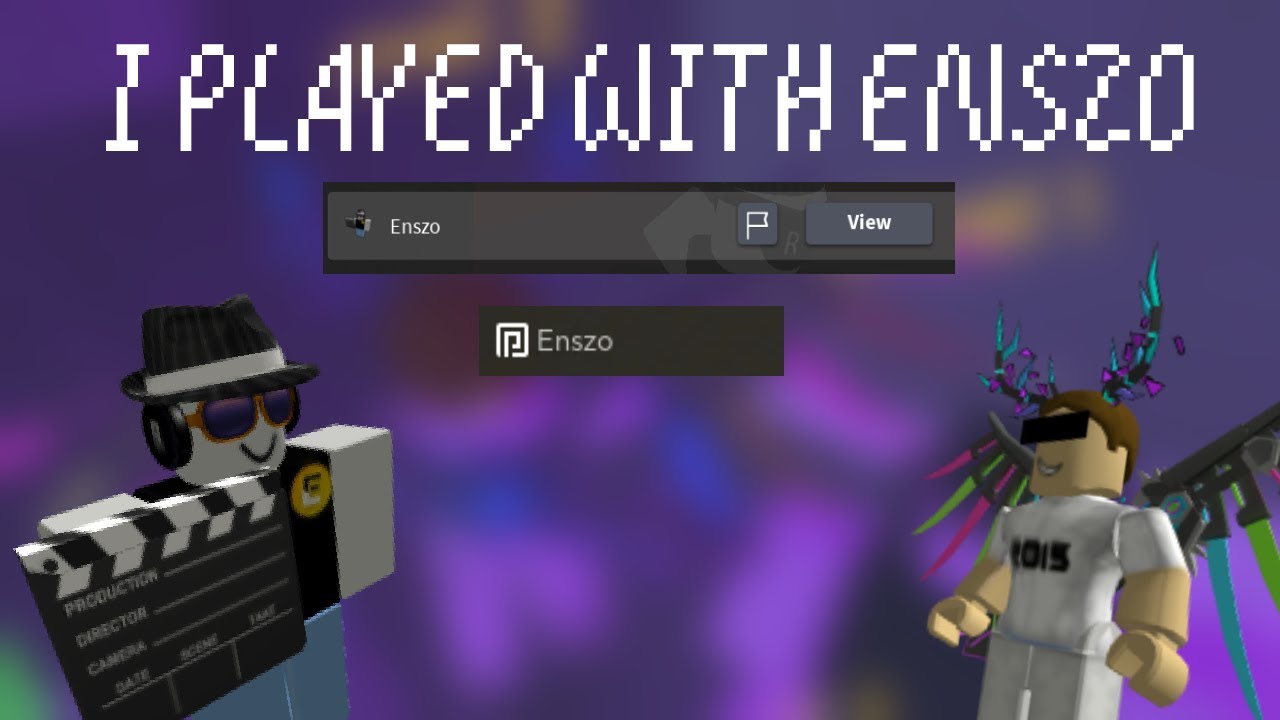 I PLAYED WITH ENSZO! - YouTube