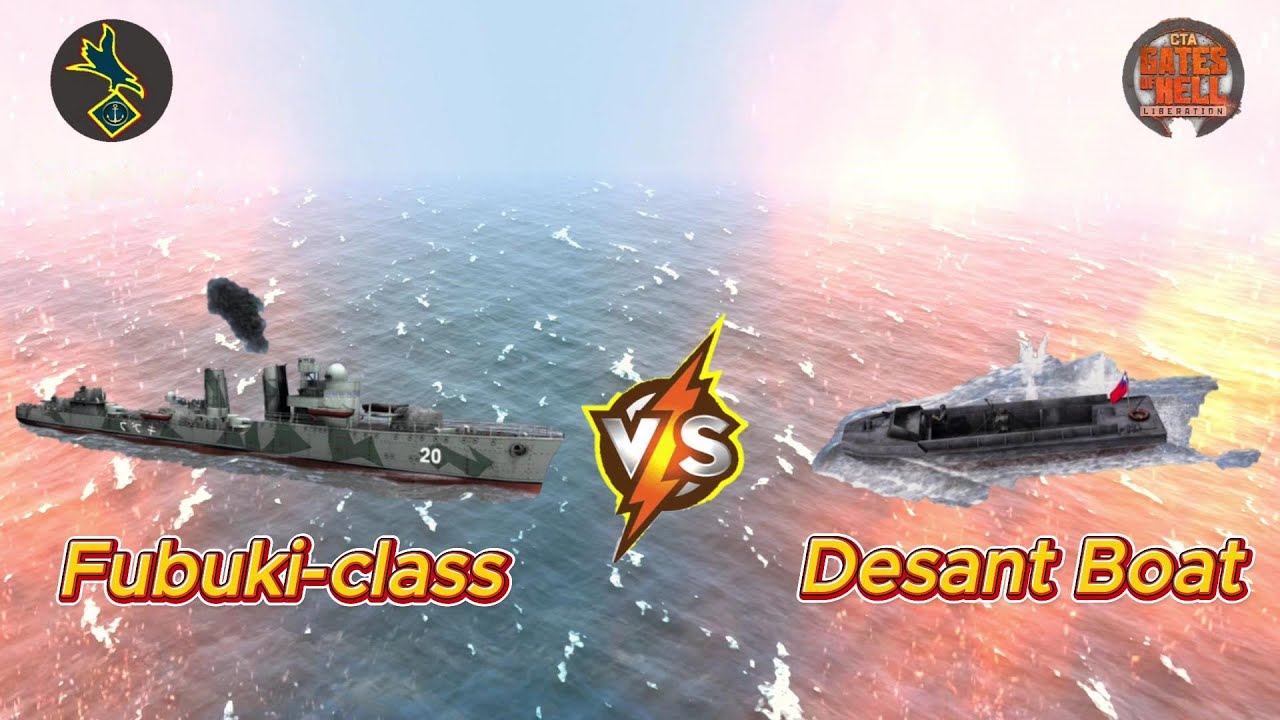 Call to arms gates of hell naval battle : Fubuki-Class Cruiser v Desant ...