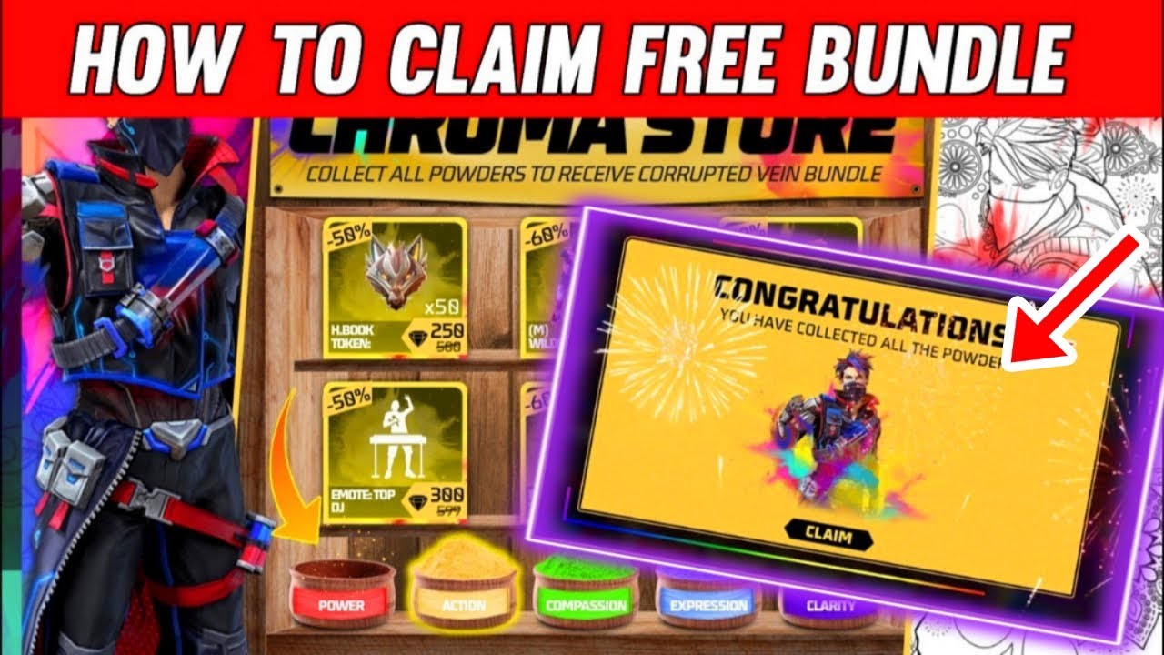 Chroma Store Se Free Bundle Kaise Milega | Free Fire New Event | FF MAX Chroma Store Bundle ...