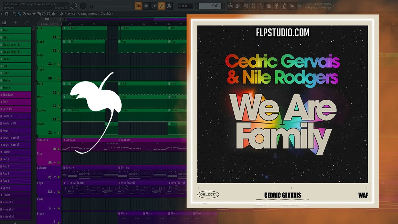 Cedric Gervais x Nile Rodgers - We Are Family (FL Studio Remake) - YouTube