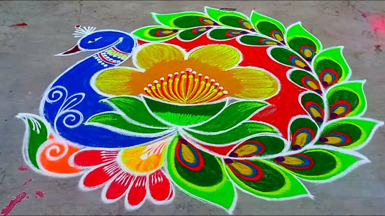 Margazhi Kolam🍀New Year Special Rangoli Design 2025🍀Pongal Kolam🍀 ...