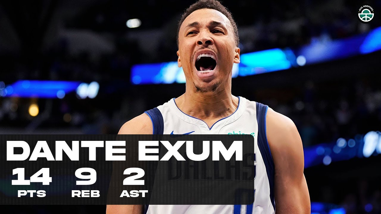 DANTE EXUM WINS IT FOR DALLAS!! DROPS 14PTS vs ROCKETS (FULL HIGHLIGHTS ...