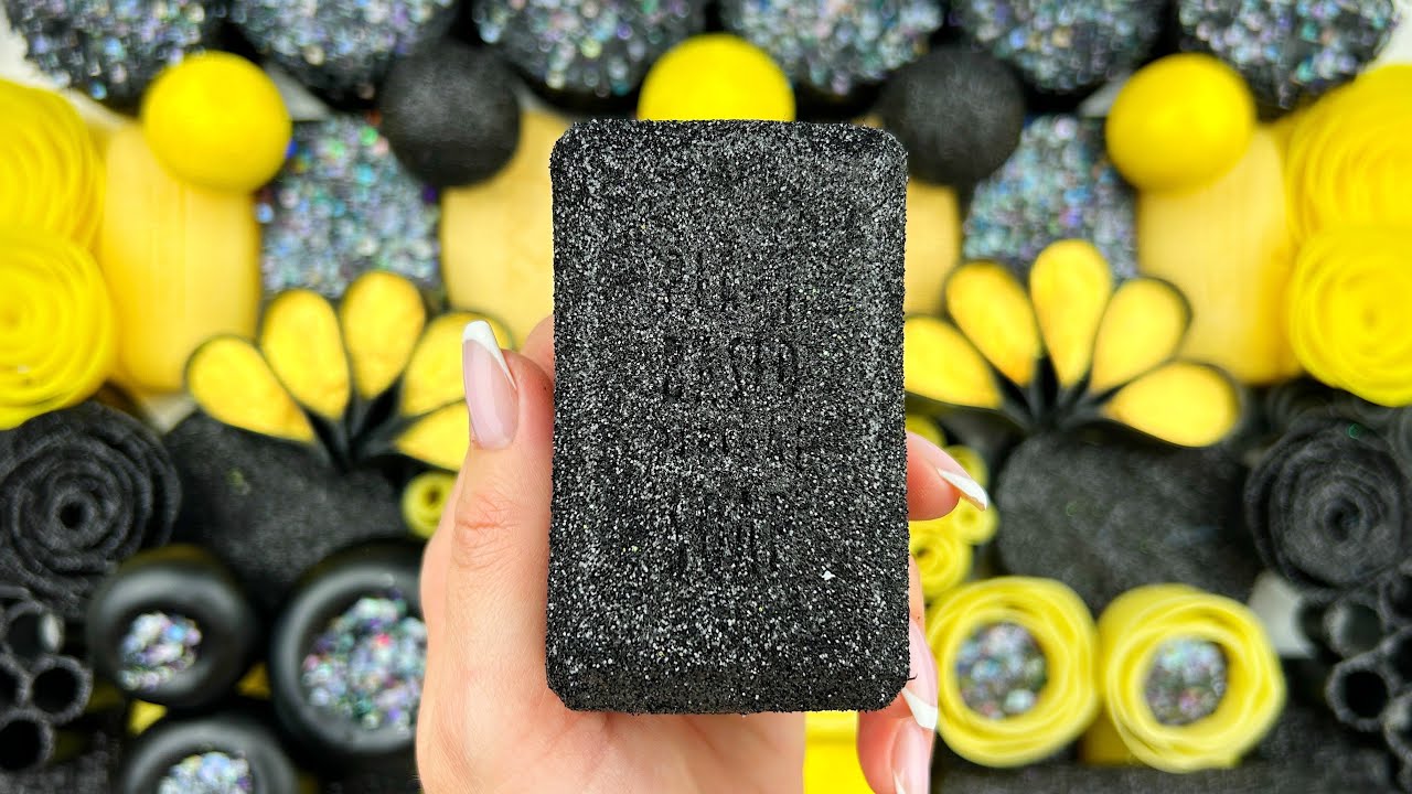 Clay cracking★ASMR SOAP★Cutting cubes★Soap boxes with foam&starch ...