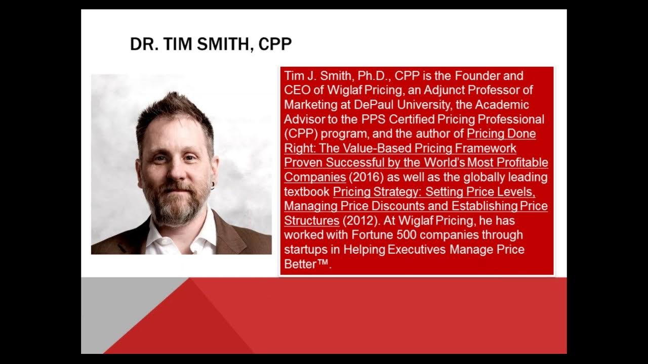 Introduction to the Certified Pricing Professional Designation - YouTube