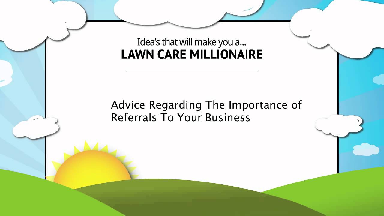 2 Simple Lawn Care Marketing Customer Referral Ideas - YouTube
